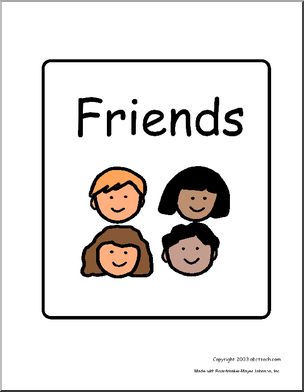 Sign: Friends – Abcteach