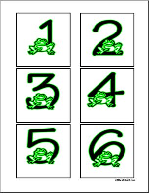 Calendar Set: Frogs 1-18 – Abcteach
