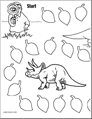 Dinosaur Board Game – Abcteach