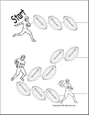 Game Board: Christmas Gifts (20 spaces; b/w version) – Abcteach