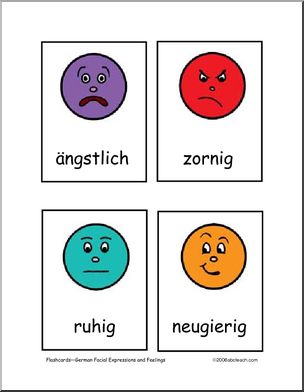 German: Flashcards – Shapes – Abcteach
