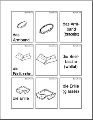 German: Flashcards – Spring – Abcteach