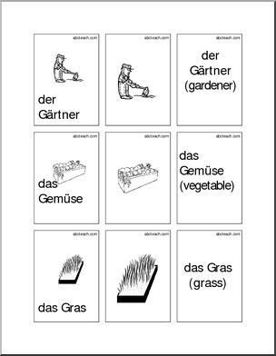 German: Flashcards – Shapes – Abcteach