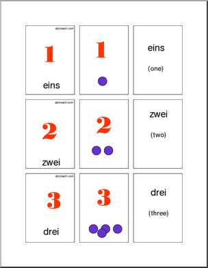 German: Flashcards – Emotions (b/w) – Abcteach