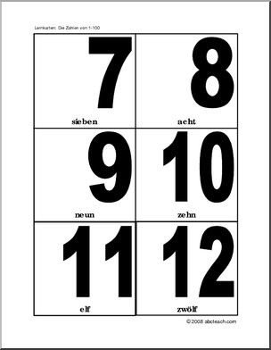 German Flashcards – Abcteach