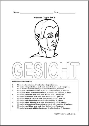 Das Gesicht/ The Face – Abcteach
