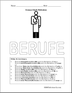 Die Berufe/ Professions – Abcteach