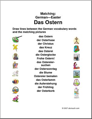 German: Matching – Landscape – Abcteach