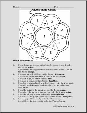 Star Glyph – Abcteach