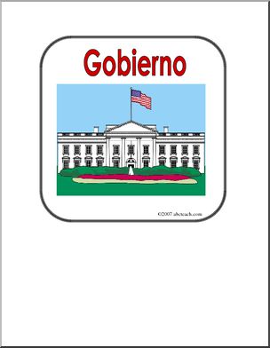 Spanish: Poster – “Gobierno” (elementaria) – Abcteach