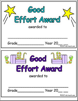 Certificate: Behavior – Abcteach