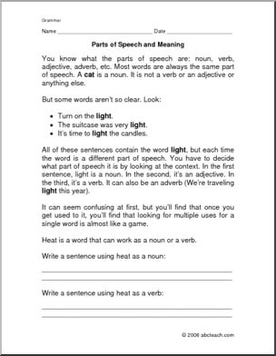 Rules and Practice – Abcteach