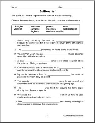 Suffixes- ER/EST Phonics – Abcteach