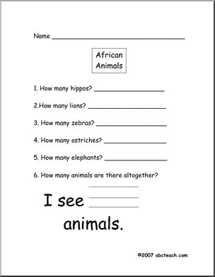Shapebook: Elephants – Abcteach