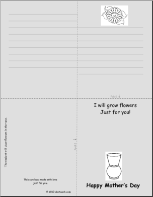 Mother’s Day Similes (elem) Writing Prompt – Abcteach