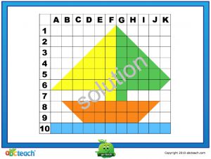 Interactive: Notebook: Math/Social Studies: Grid Activities-Sailboat ...