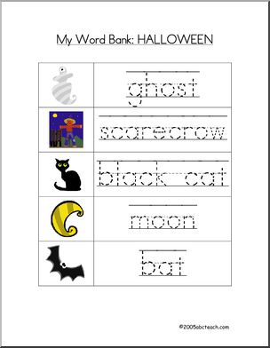 Cut and Paste: Jack-o’-lantern Faces – Abcteach