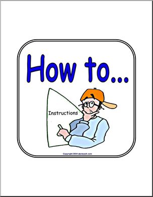 Sign: How to… – Abcteach