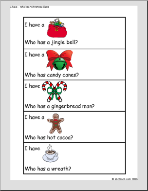 ABC Order: Christmas (elem) – Abcteach