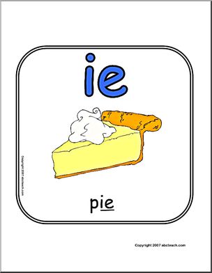 Sign: Phonics “ie” – Abcteach