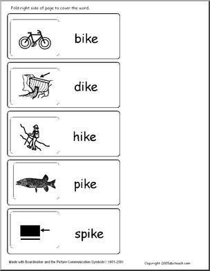 Word Family – ike words Flashcards – Abcteach