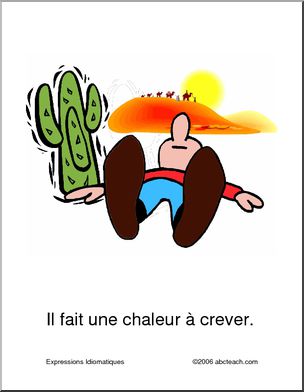 French: Il fait une chaleur â€¡ crever – Abcteach