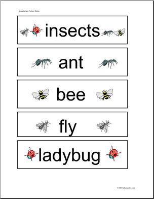 Word Wall: Insects – Abcteach