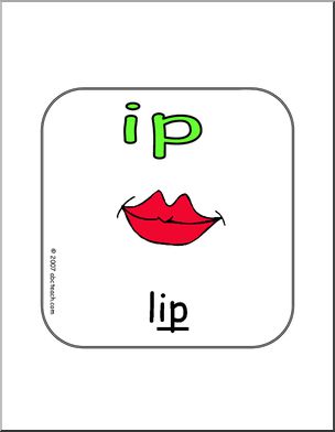 Word Family – IP Sign – Abcteach