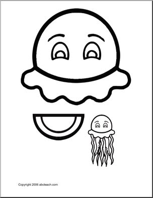 Paper Bag Puppet: Animals – Jellyfish – Abcteach