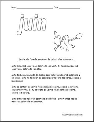 French: Glyphe–juin – Abcteach