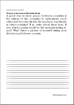 Calendar: February (days) -presidents and hearts – Abcteach