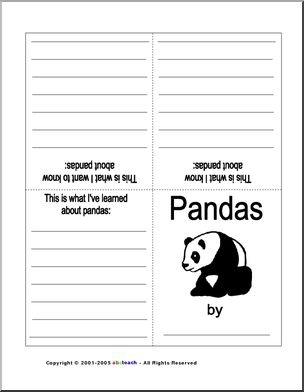 Short Report: Pandas (color) – Abcteach
