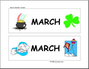 c. March – Abcteach