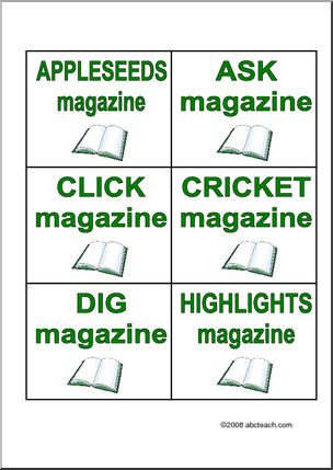 Labels: Magazine Labels (1) – Abcteach