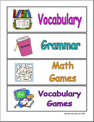 Daily Schedule Cards: Pictures Set 9 (color) – Abcteach