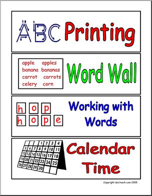 Daily Schedule Cards: Pictures Set 21 (color) – Abcteach