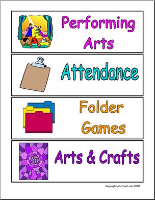 Daily Schedule Cards: Pictures Set 27 (color) – Abcteach