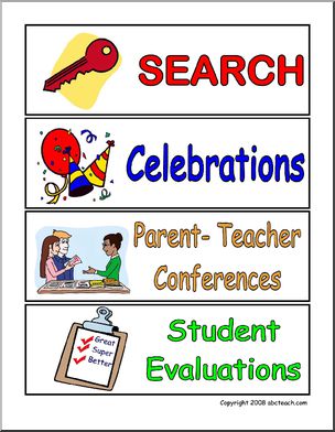 Daily Schedule Cards: Pictures Set 43 (color) – Abcteach