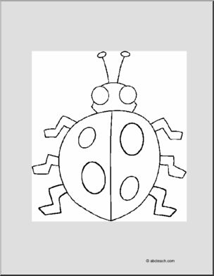 Coloring Page: Lady Bug – Abcteach