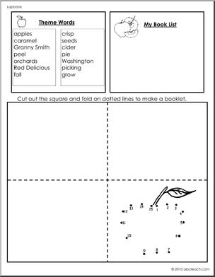 Lapbook: Apple (primary/elem) – Abcteach