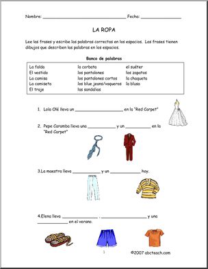 Presente/Present Tense – Abcteach