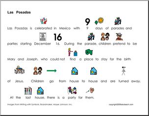 Picture Reading: Las Posadas (primary/elem) – Abcteach