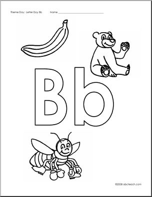 Letter B – Page 2 – Abcteach