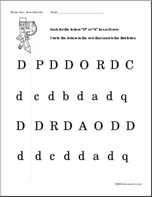 Letter D – Page 2 – Abcteach