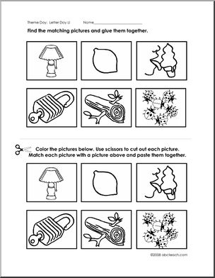 Beginning Letter (K,L)’ Worksheet – Abcteach