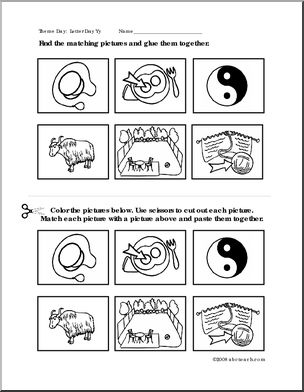 Matching: Letter Y – Abcteach