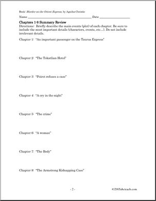 Murder on the Orient Express (upper/middle) Book – Abcteach
