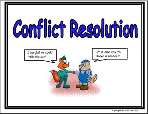 Poster: Life Skills – Conflict Resolution – Abcteach