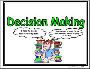 Poster: Life Skills – Decision Making – Abcteach