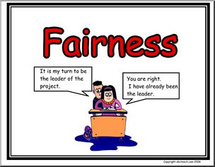 Poster: Life Skills – Fairness – Abcteach